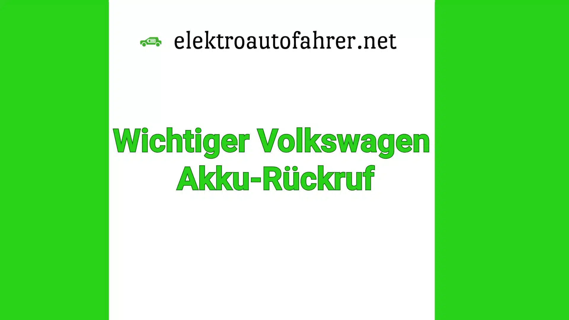 Rã¼ckruf Von Vw